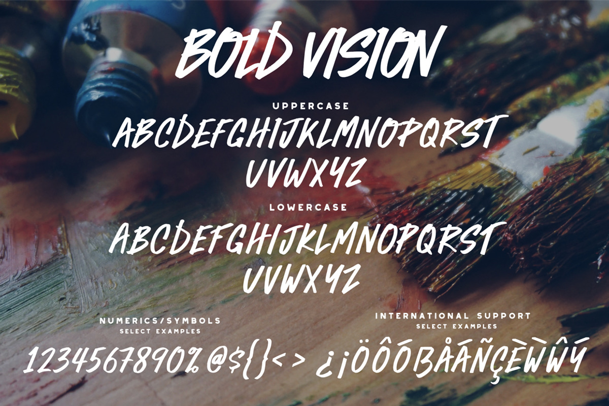 Bold Vision, a Script Font by Greg Nicholls | Creative Market