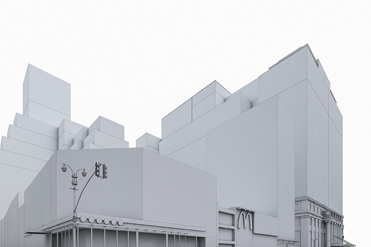 Madison Square Garden, an Architecture 3D Model by 3DNUTS