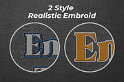 Embroidery Patch Effect, a Layer Style Add-On by Pixie Creative