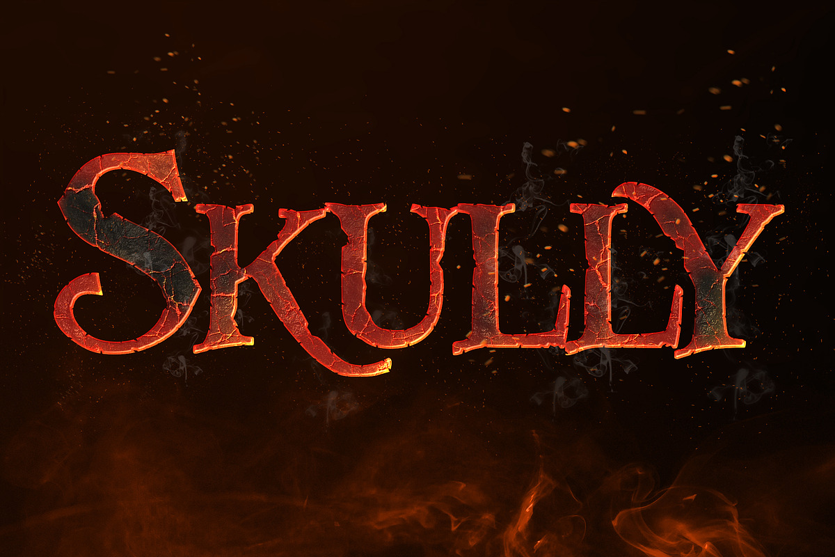 Skully - Design Font, a Font by Jeff Napadow
