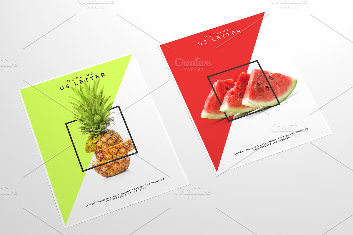 Us Letter Flyer Mockup, a Print Template by AlkStudio | Creative Market