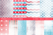 Freedom Textured Patterns, a Pattern Graphic by LuOtero