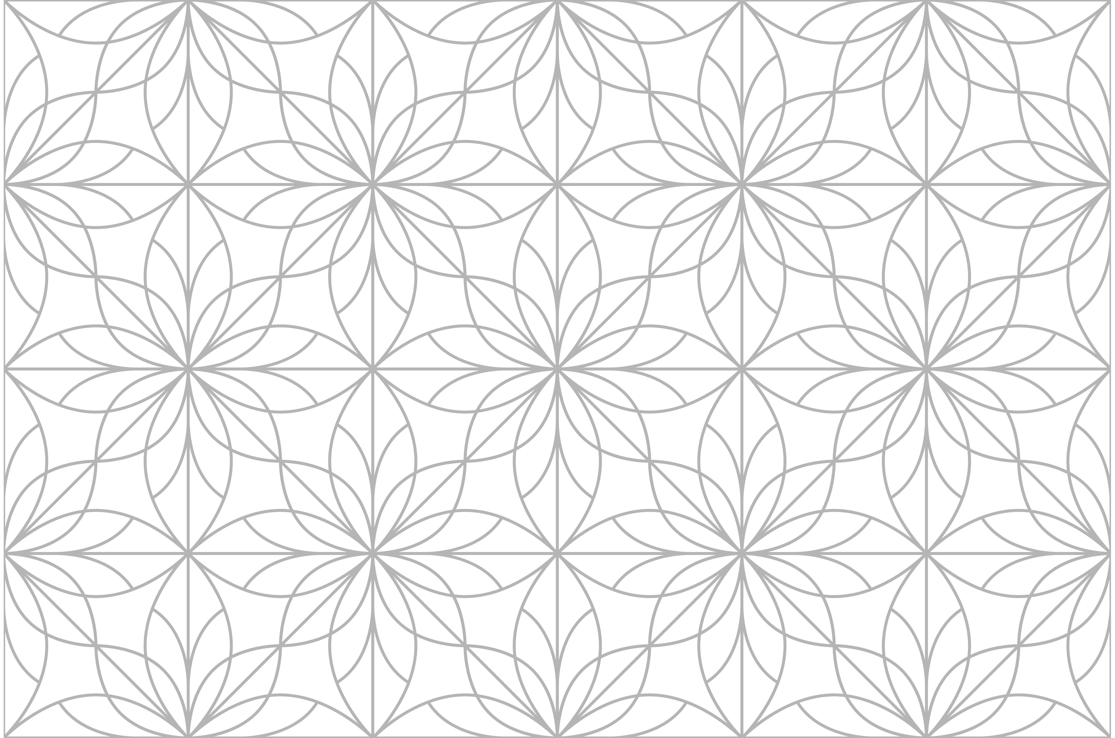 Flower geometric pattern. Seamless, a Decorative Illustration by RODINA