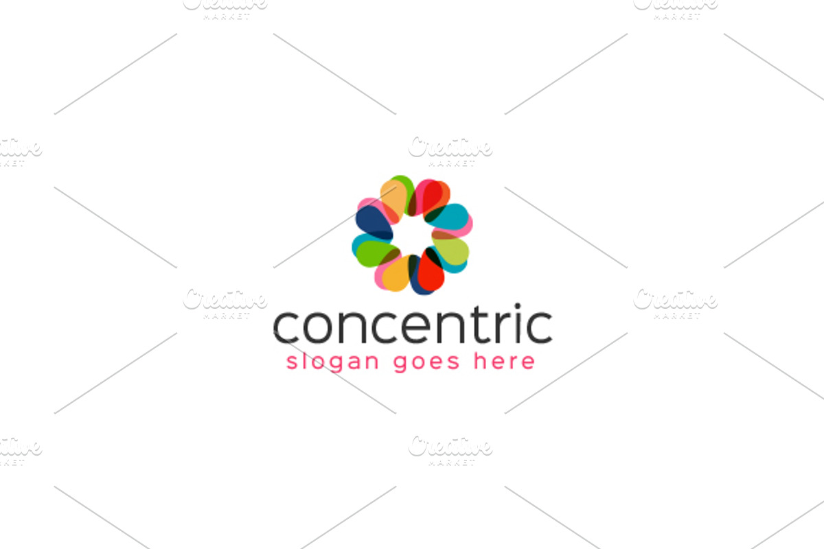 Concentric Logo Design, a Branding & Logo Template by felicidads