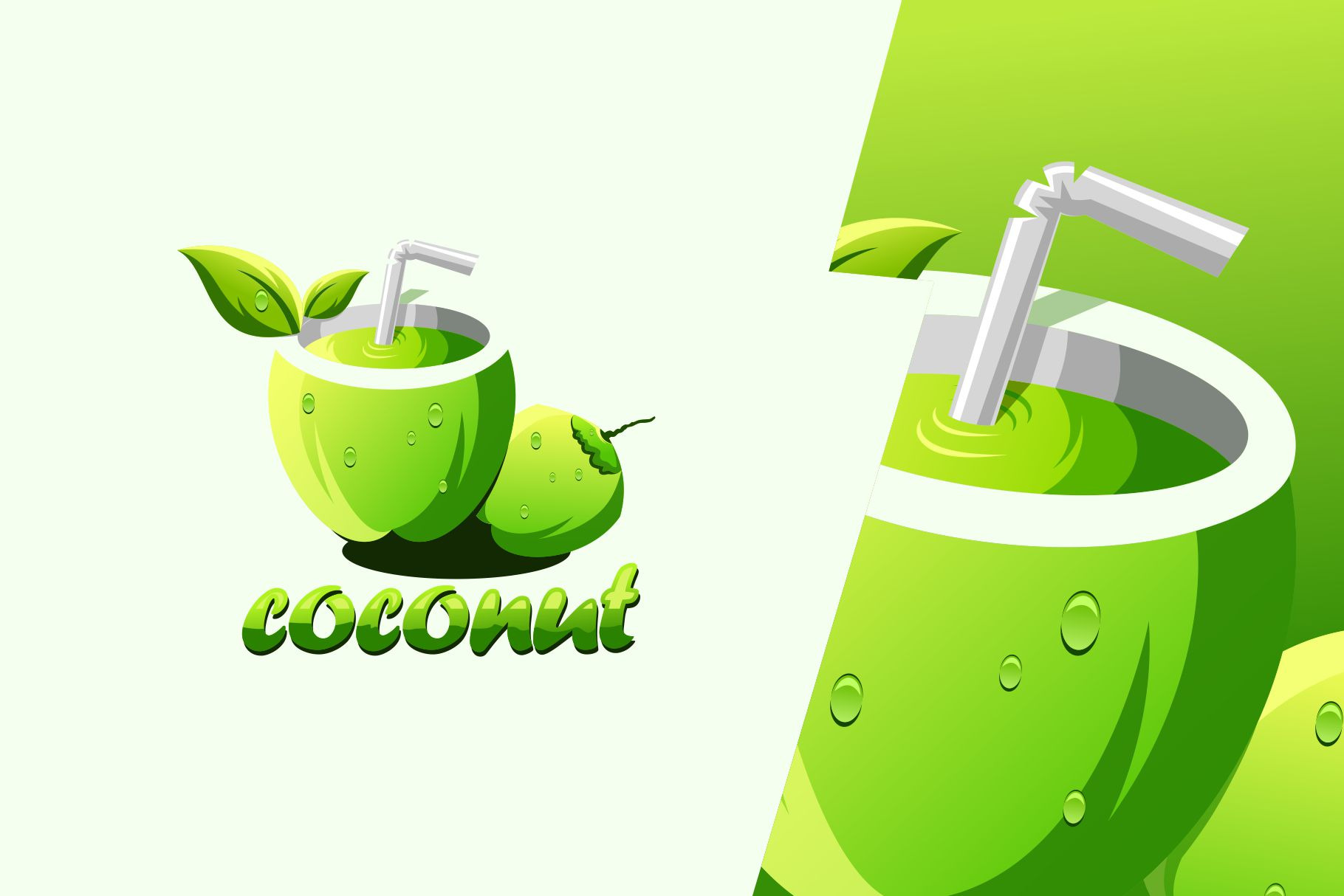 coconut logo, a Branding & Logo Template by artditiastd | Creative Market