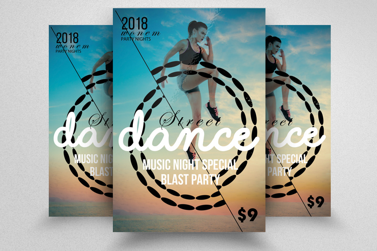 Dance Flyer Template, a Flyer Template by Design Up