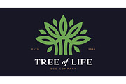 Tree Label, Sign, Logo Oak, Olive, a Decorative Illustration by Foxys ...