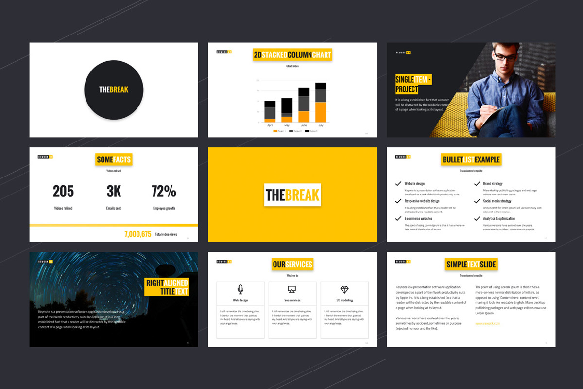 Rework Google Presentation, a Presentation Template by Rework ...