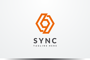 Sync Logo, a Branding & Logo Template by yopie | Creative Market