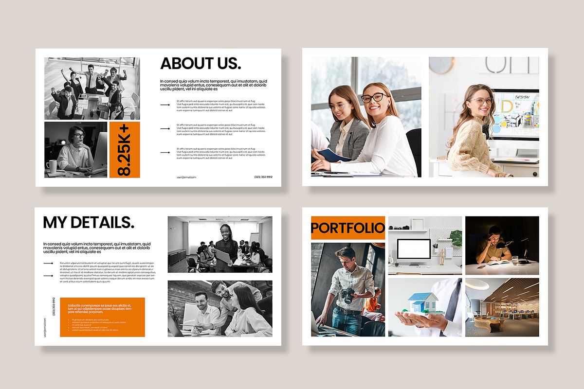 Business Report Presentation Design