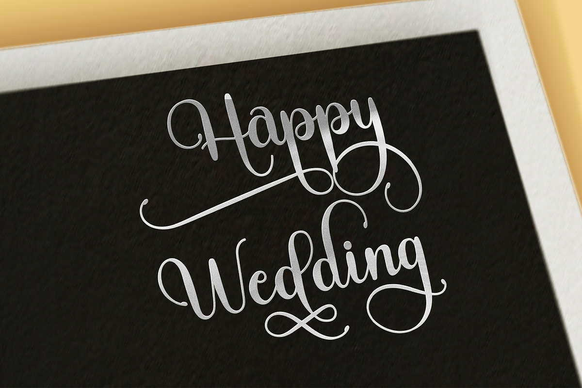 Royalty Saturday - Wedding Script Font