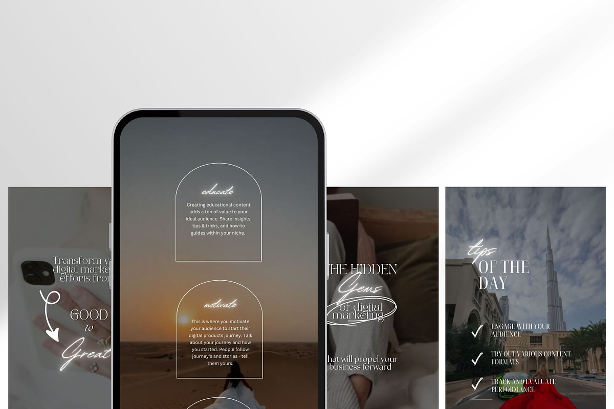 Faceless Instagram Video Reels, a Social Media Template by design4social