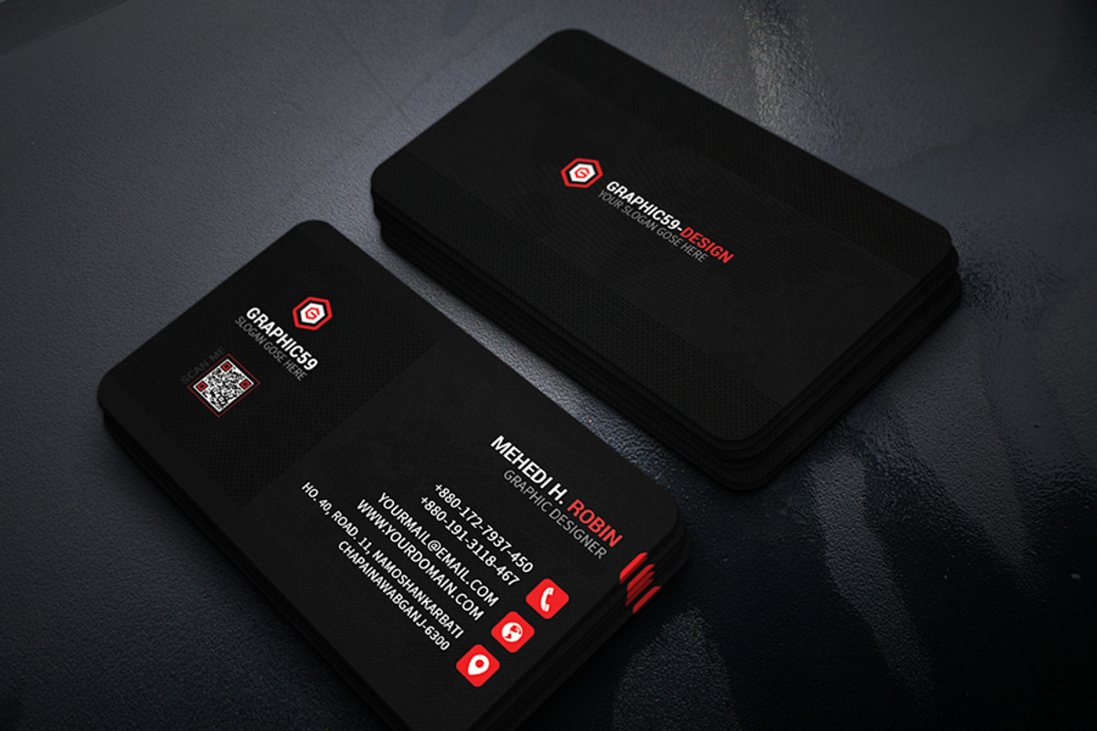 Pixel Business Card Design, a Business Card Template by graphica59