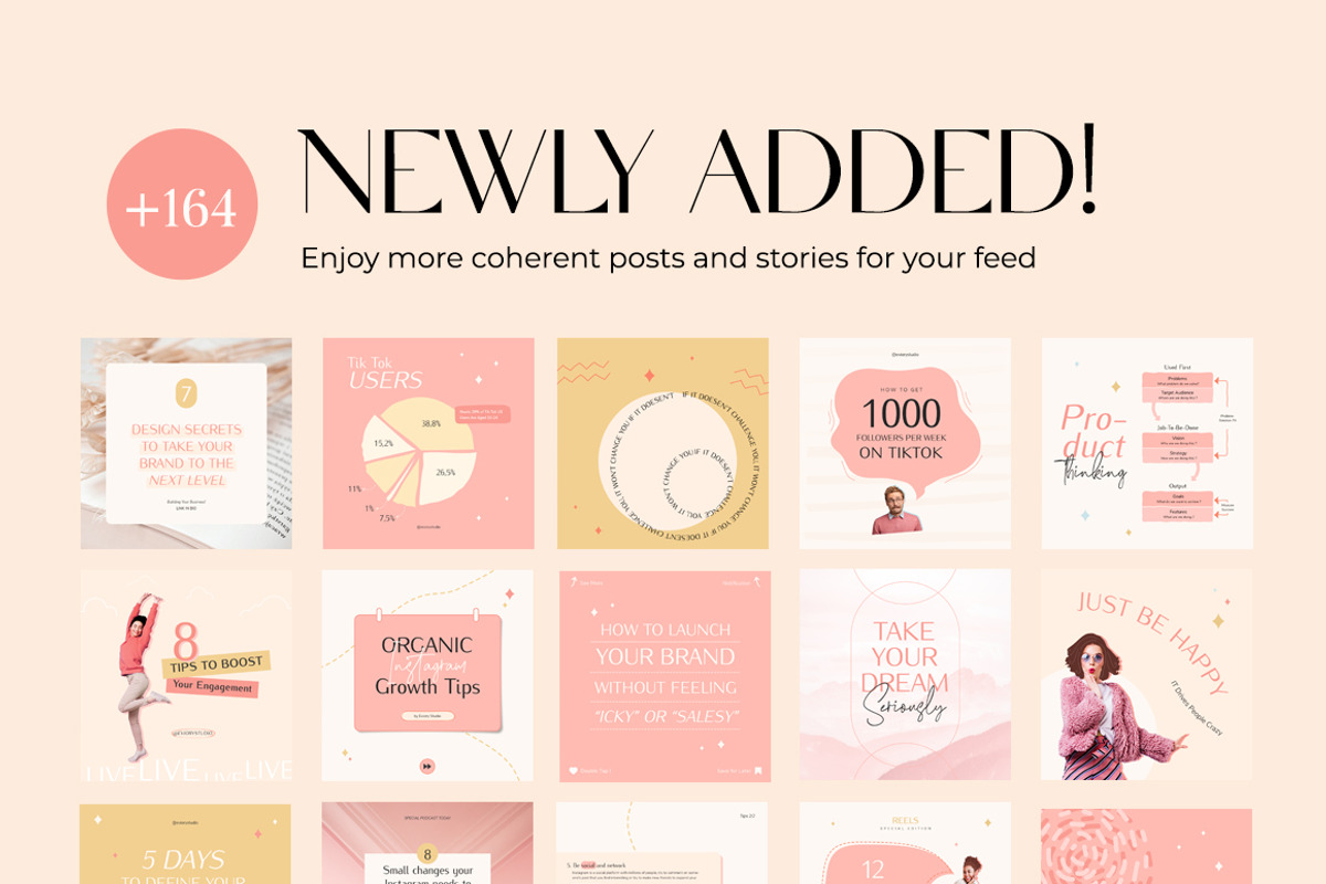 Engagement Booster Insta CANVA PS, a Social Media Template by Eviory