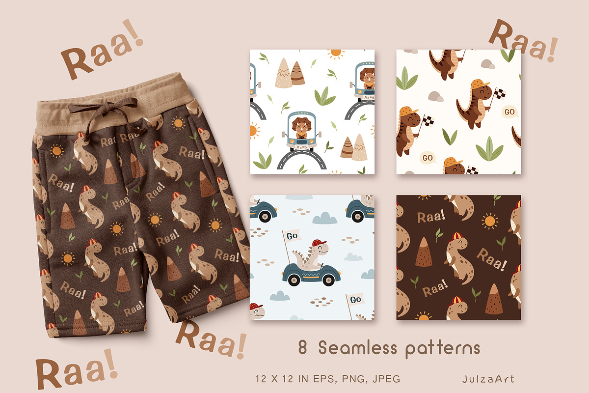 Dinosaurs drivers collection