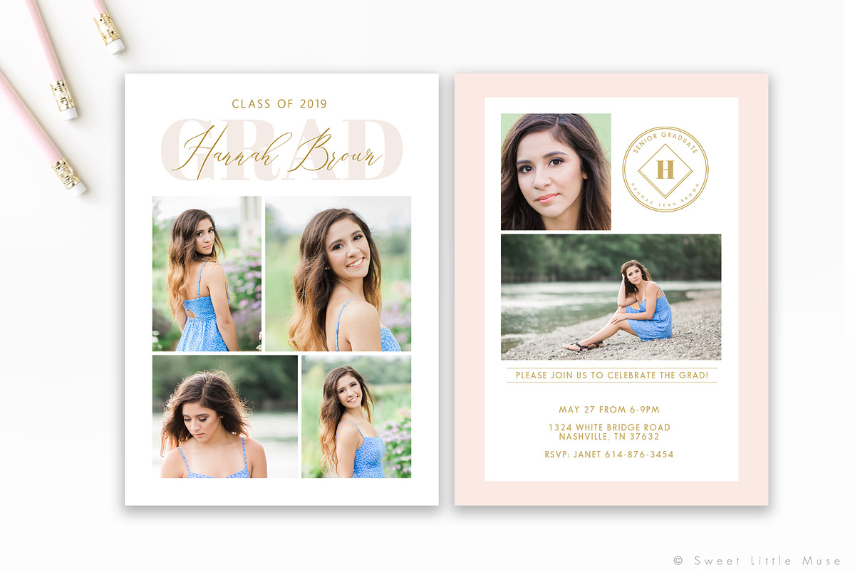 Senior Graduation Party Invitation, an Invitation Template by Sweet ...