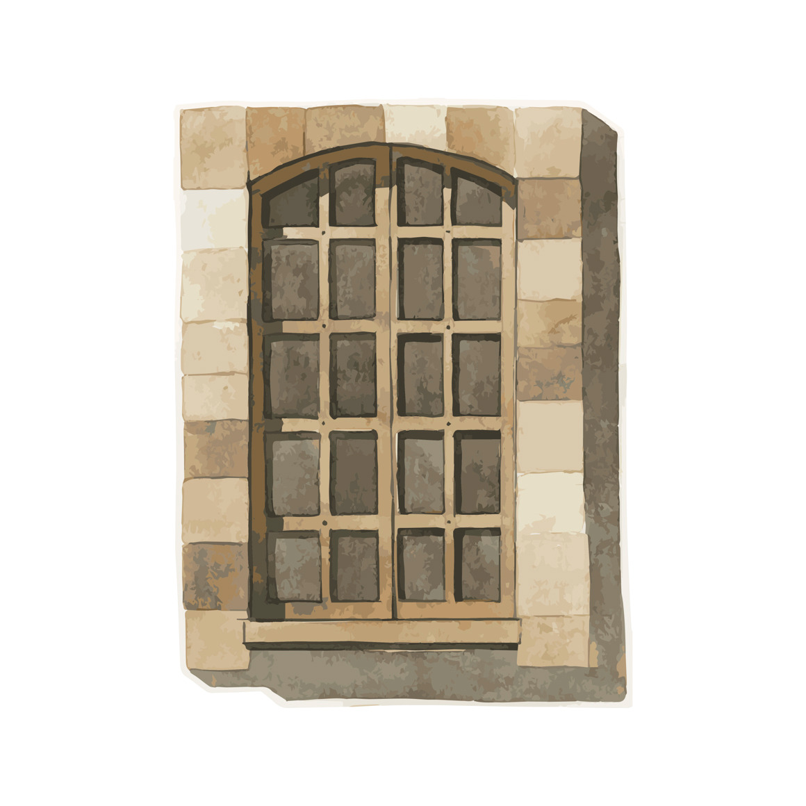 Illustration of window, a Decorative Illustration by rawpixel