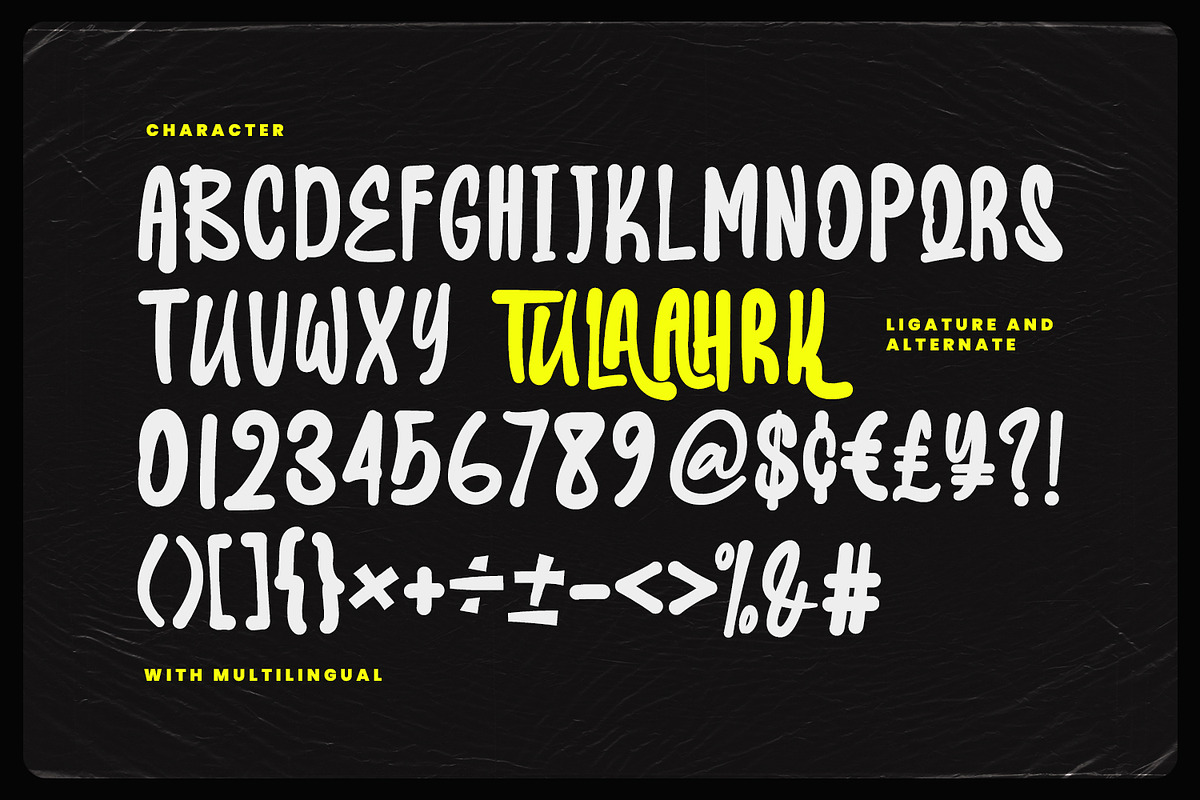 Tukah Melasick Bold Urban Street, a Handwritten Font by Maulana Creative