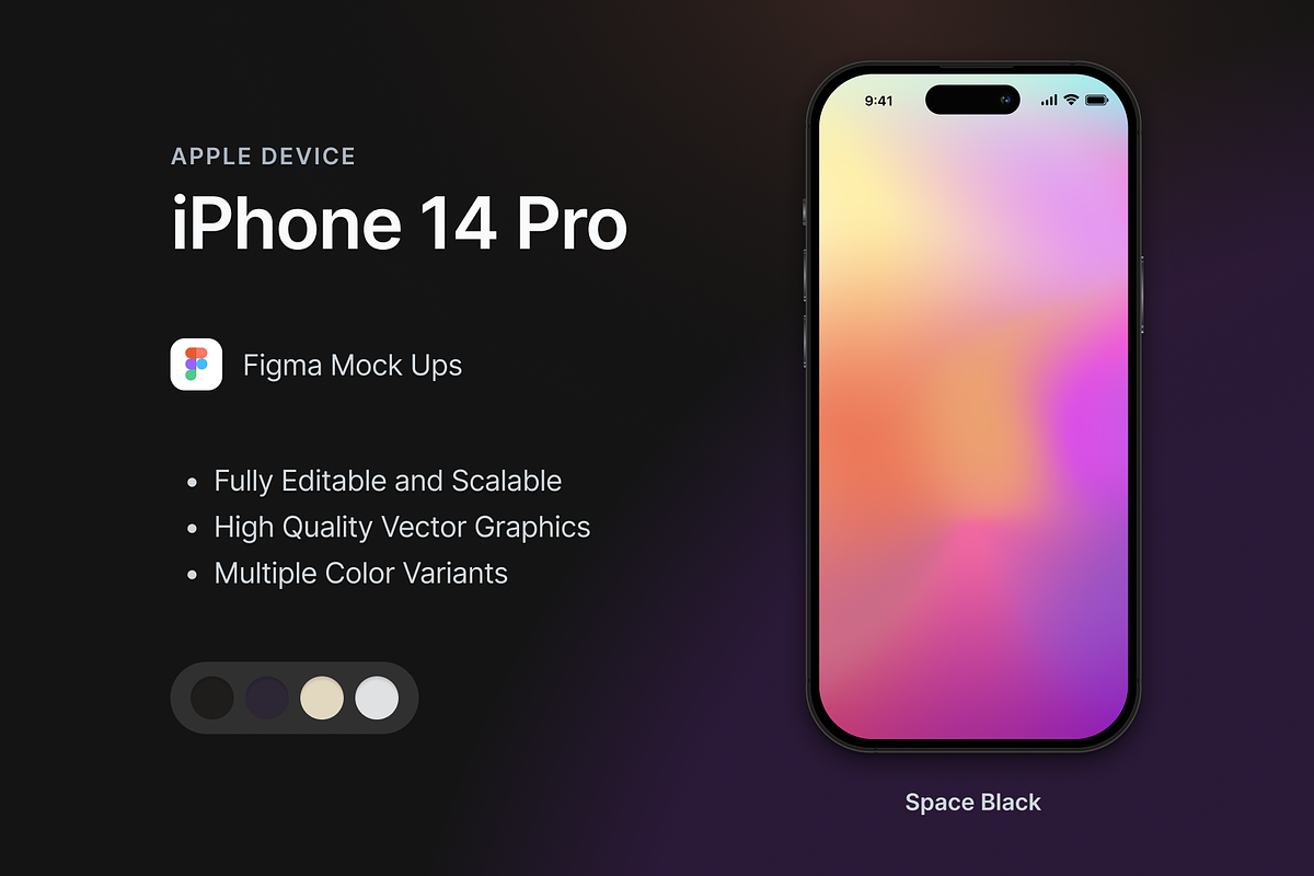 Iphone 14 Pro Figma Mock Ups