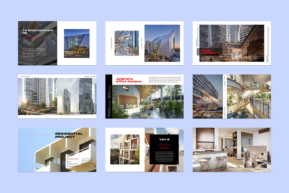 Architecture Google Slides Template, a Presentation Template by Bervisual