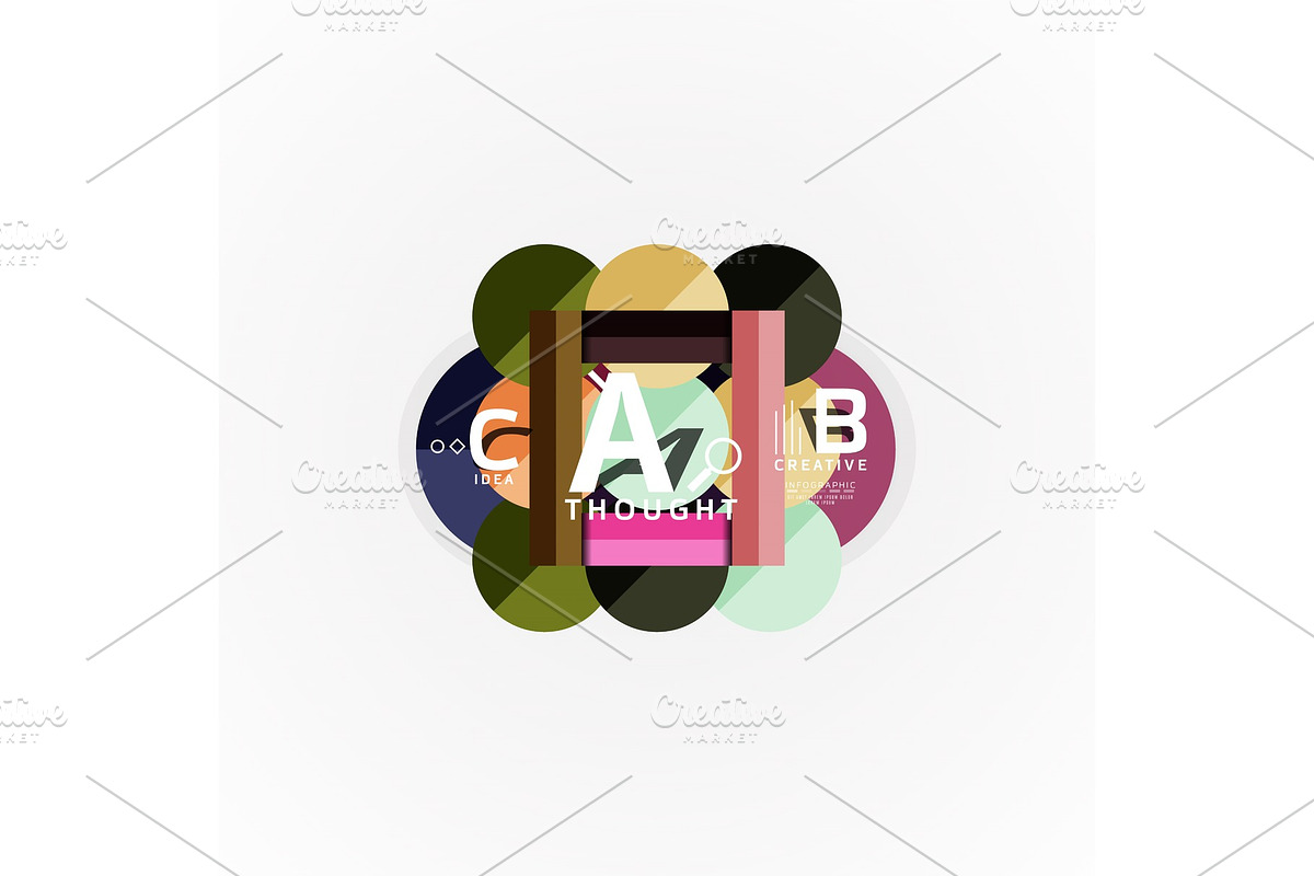 Paper option steps diagram infographic layout, an Object Illustration ...