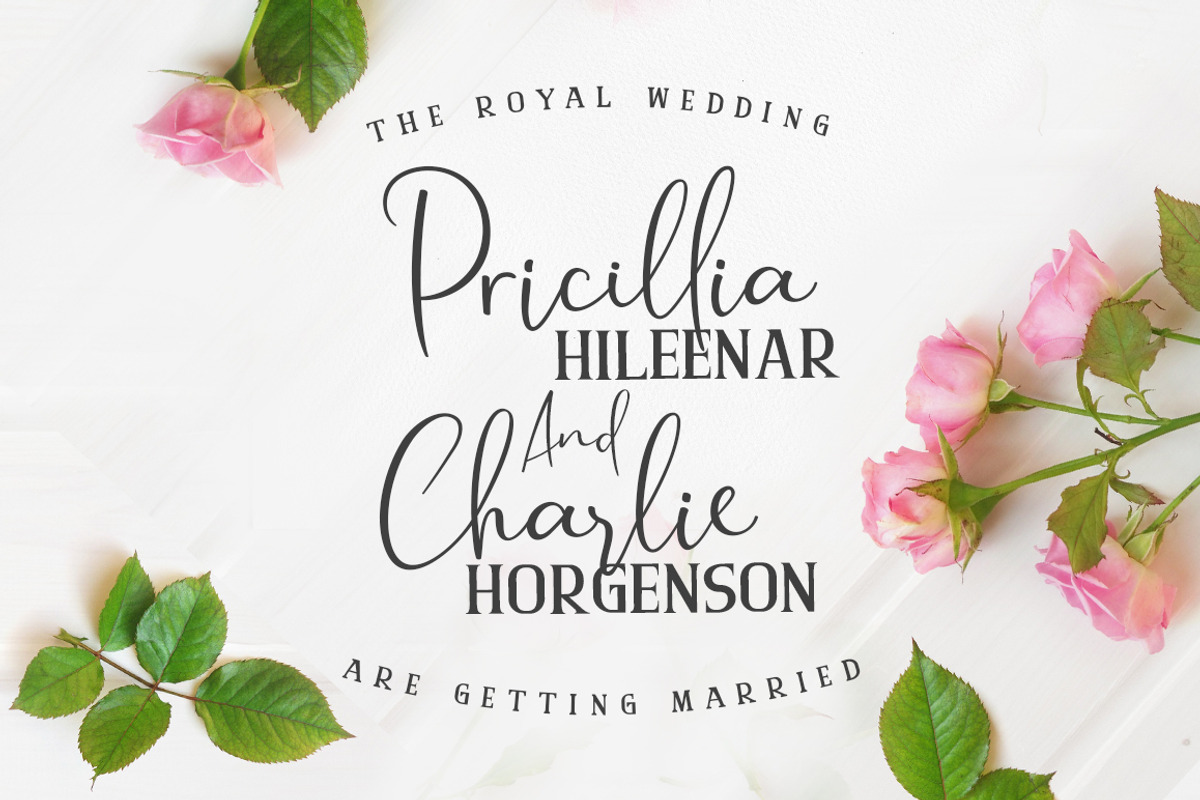 Husterdun Font Duo, a Script Font by Motokiwo