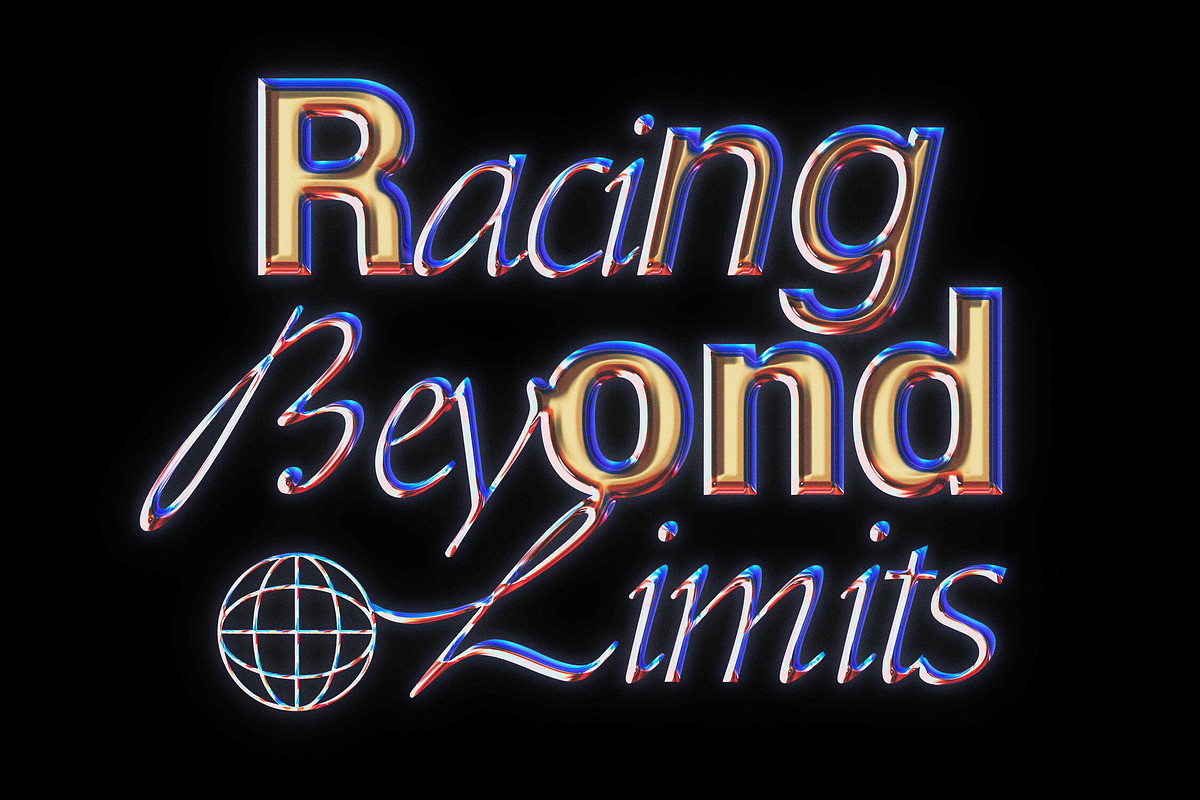 Chrome Text Effect, a Layer Style Add-On by Design Squad