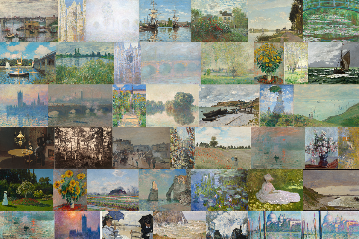 700+ Claude Monet Ultimate Bundle, an Object Graphic by Lilithcollageart