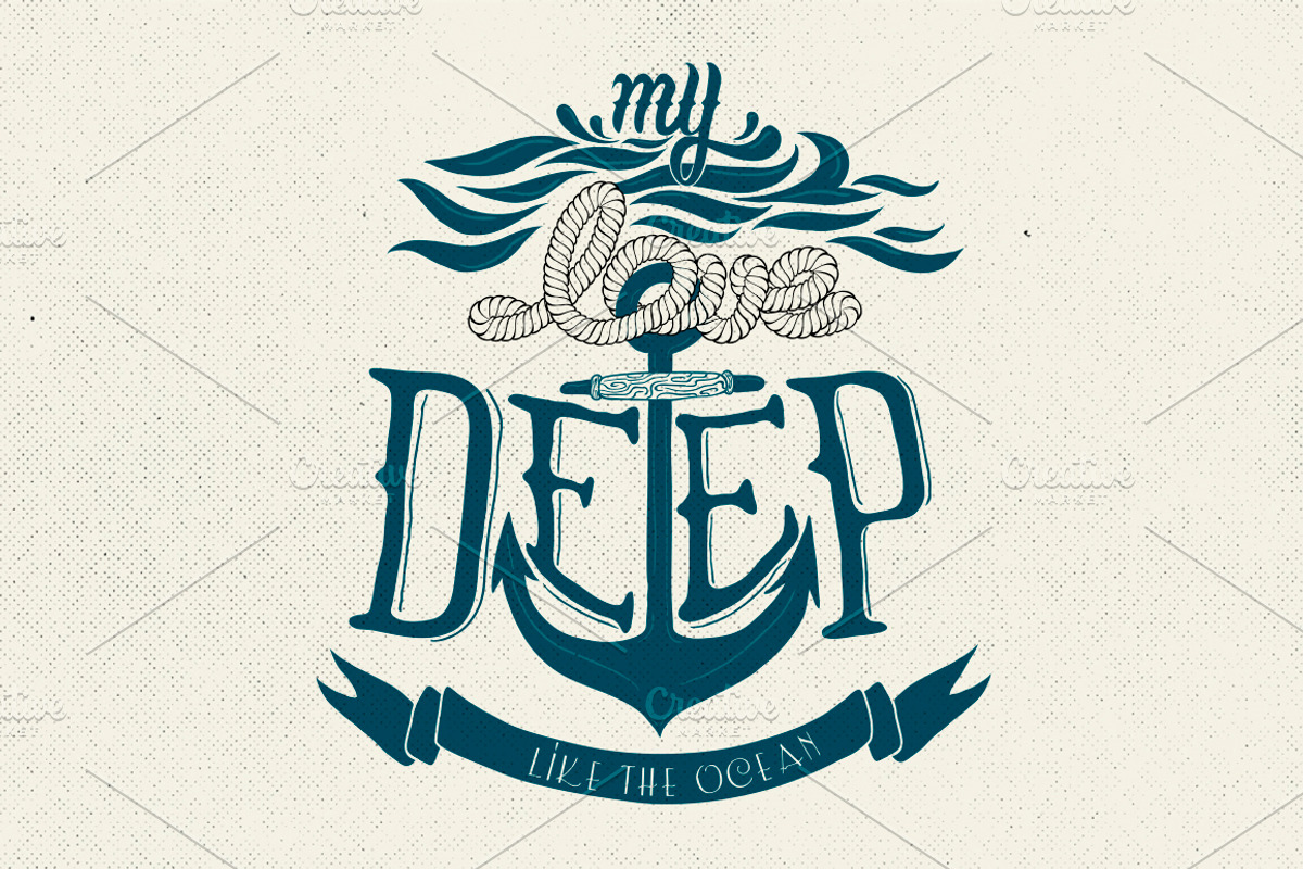 Nautical vector pack, an Illustration by SoNice