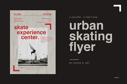 Event hashtag posters | Flyer Templates ~ Creative Market