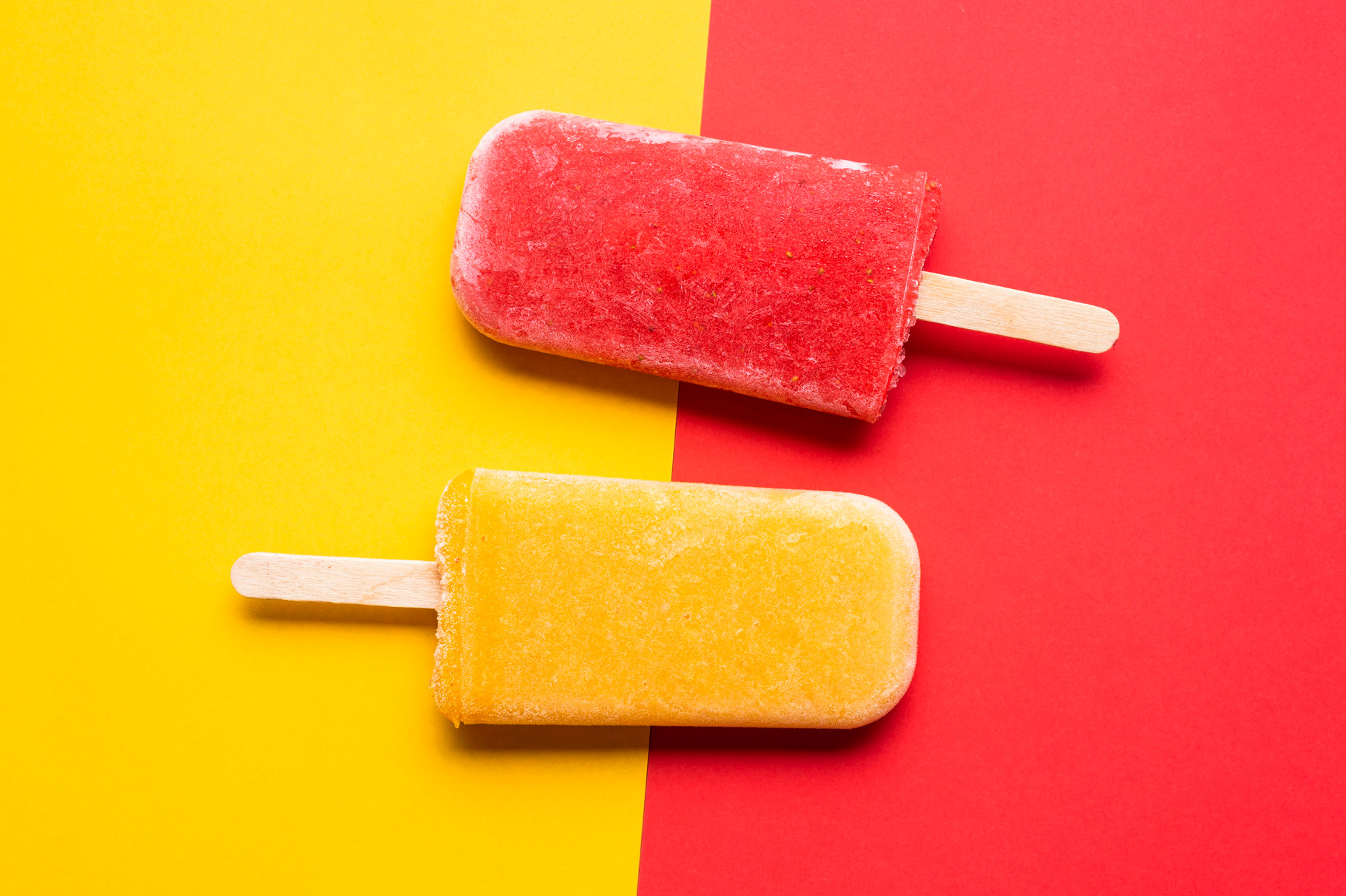 Ice cream popsicles top view. Mango, a Food & Drink Photo by ...