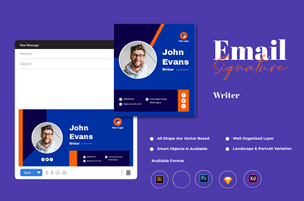 Doctor Specialist Email Signature, an Email Template by Rahardi Creative