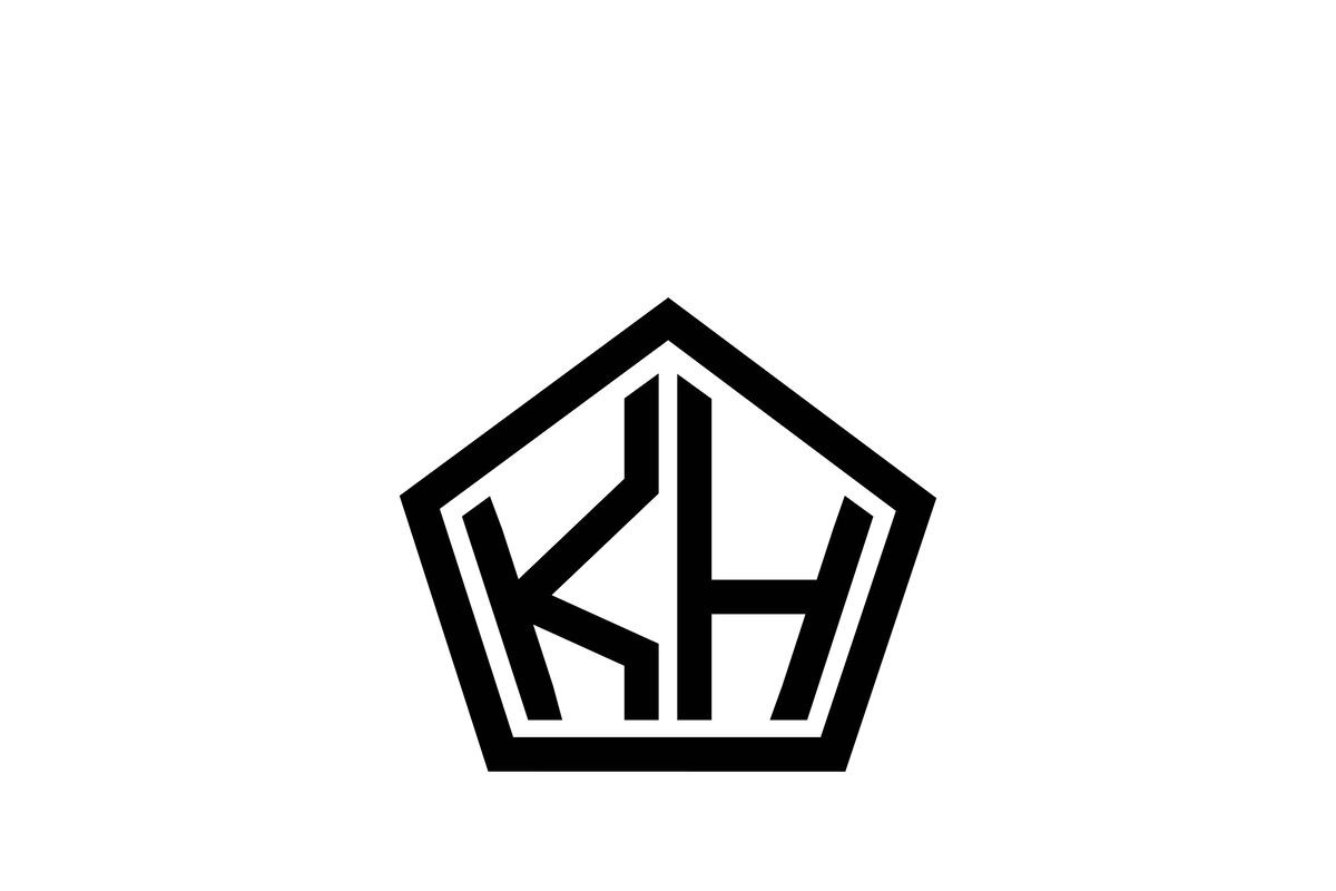 KH logo design vector template, a Branding & Logo Template by xcoolee
