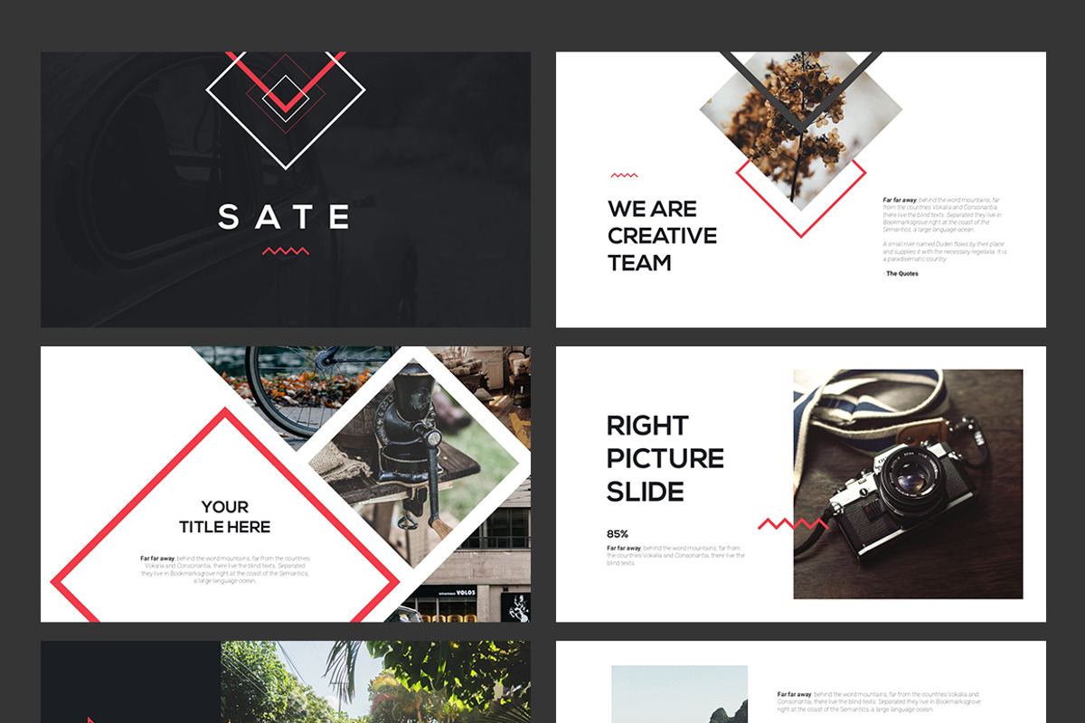 SATE PowerPoint Template, a Presentation Template by Angkalimabelas