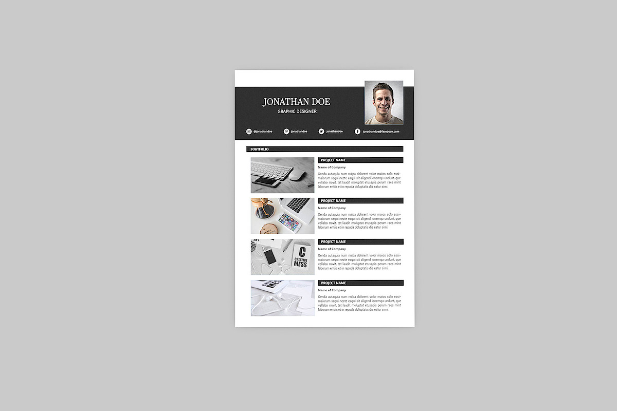 Shiny CV Resume Designer, a Resume Template by AQR Studio