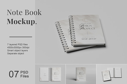 Blank notebook mockup | Print Templates ~ Creative Market