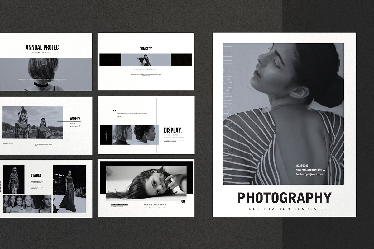 Photography Portfolio Google Slide, a Presentation Template by ...