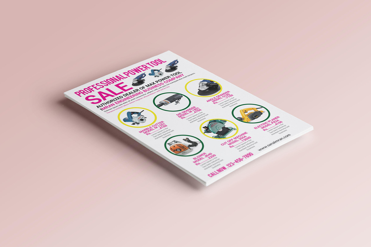 Tool Flyer, a Flyer Template by graphicforest