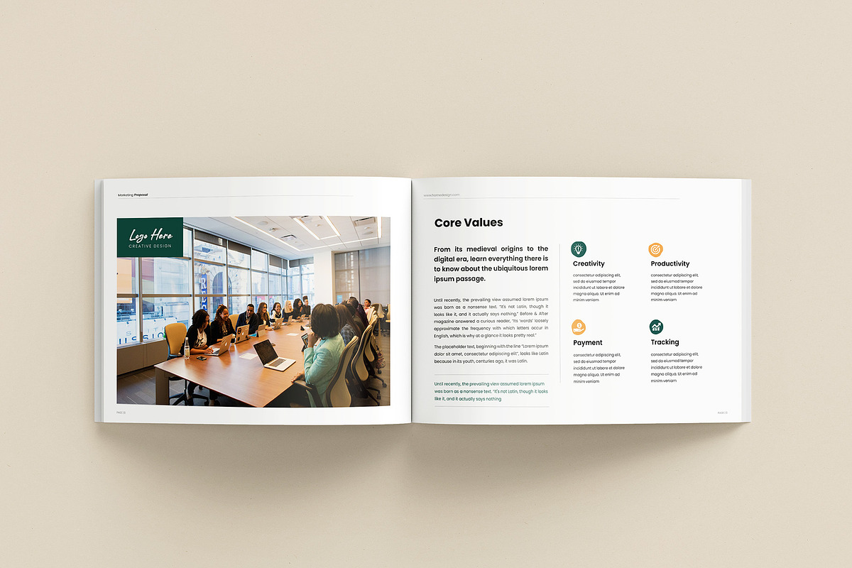 Design Proposal | Ms Word & InDesign, a Brochure Template by Creativity ...