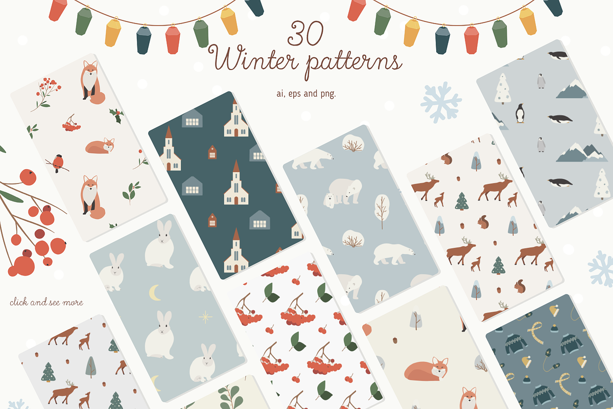 Winter season-vector Christmas clipart