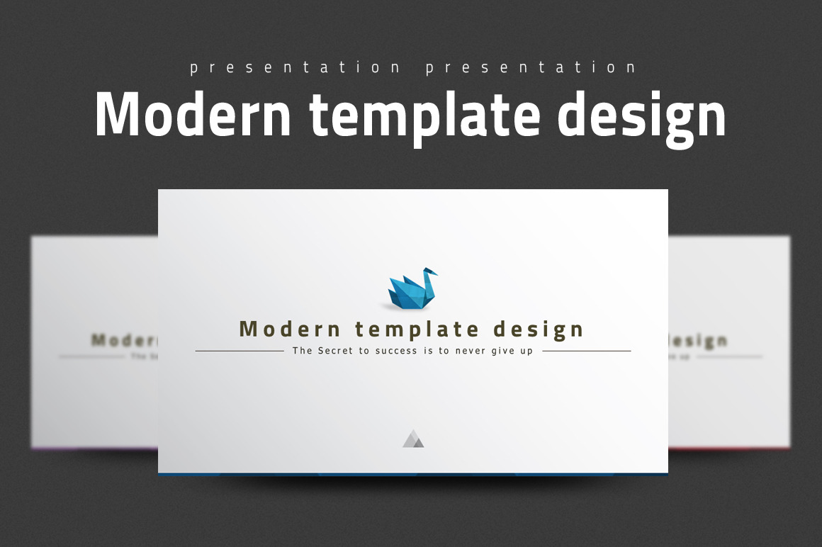Modern Template Design, a Presentation Template by GoodPello