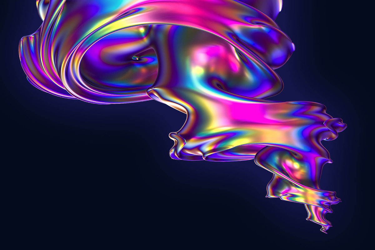 Hyper: Abstract Cyclone Shapes, a Texture Graphic by RuleByArt