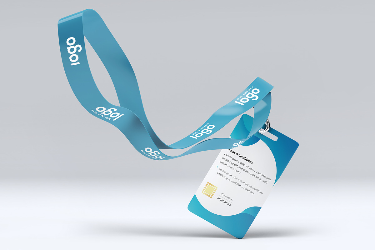 Modern Office Staff ID Card Design, a Stationery Template by ZAAS