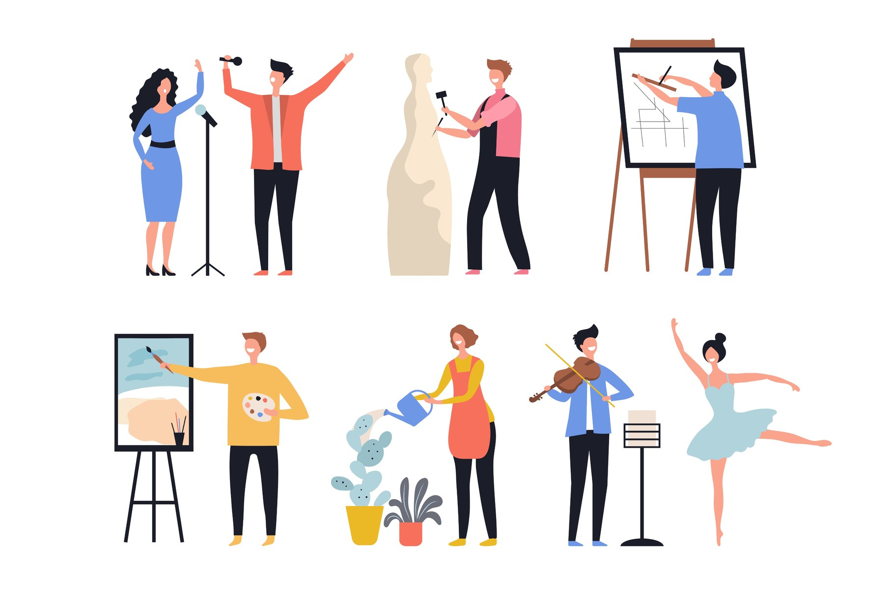 Creative profession. Hobby artists, a Graphic by Onyx