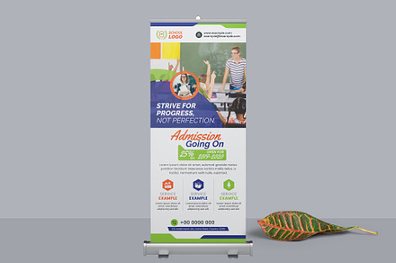 Education Roll-up Banner | Flyer Templates ~ Creative Market