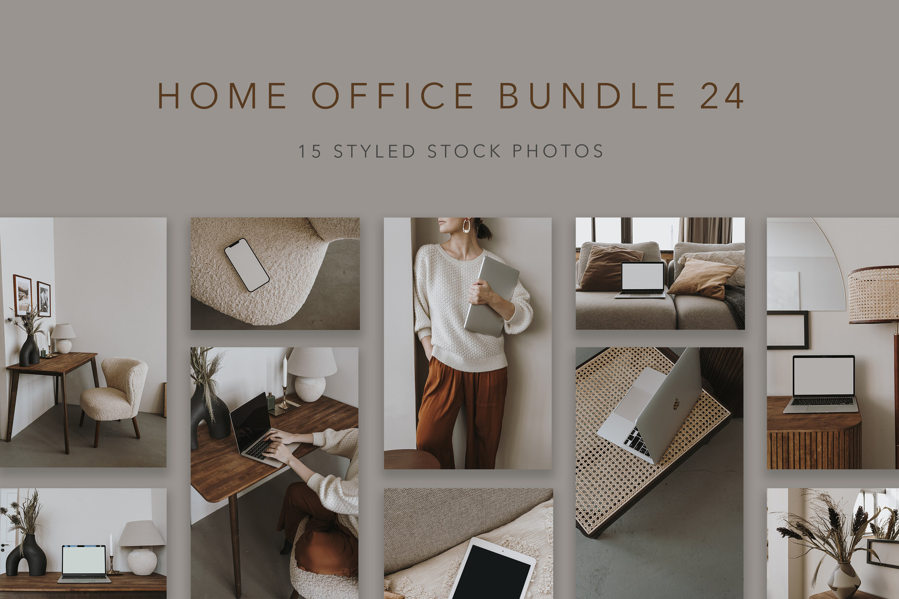 Home Office Bundle 24, a Business Photo by Floral Deco