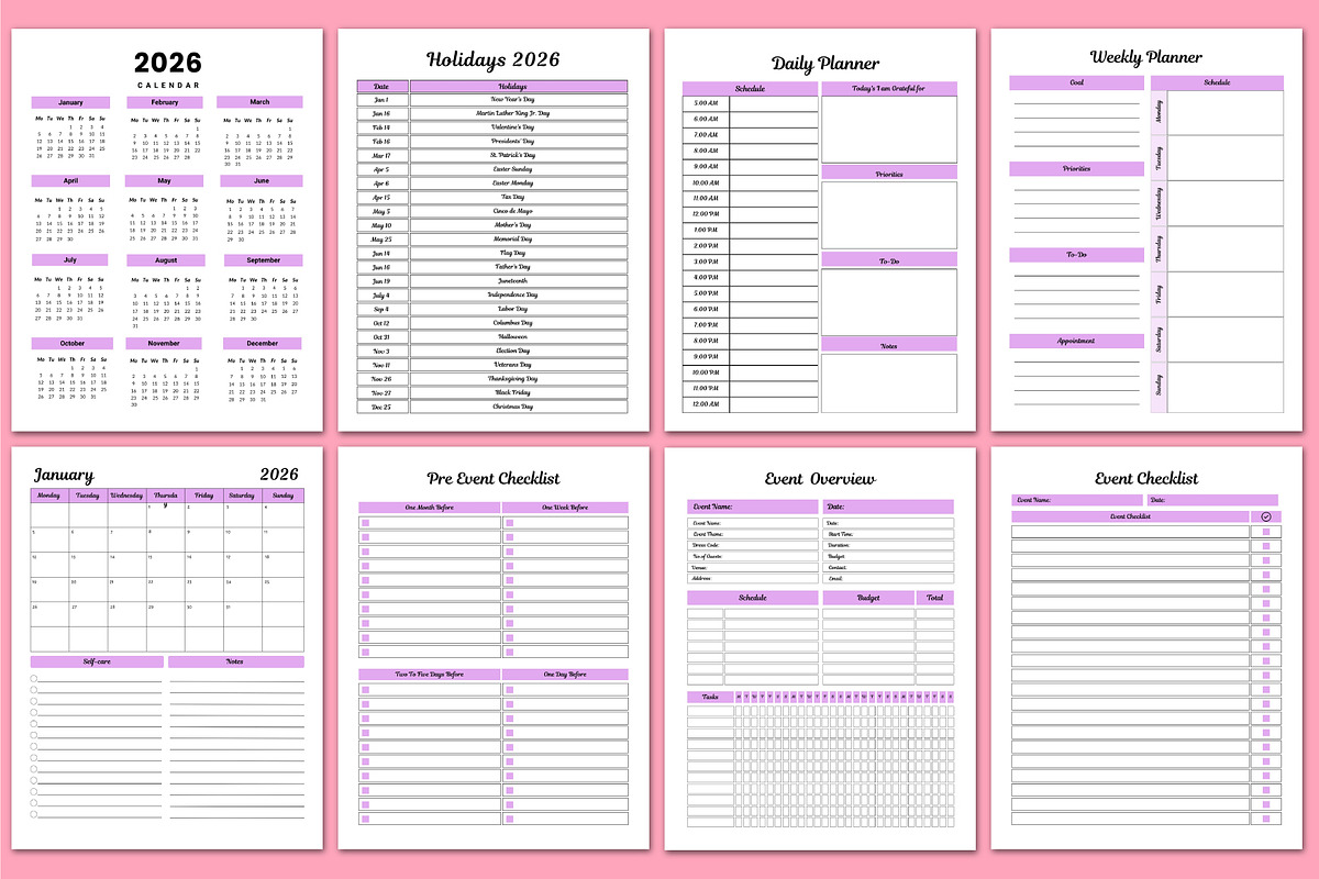 2026 Event & Celebration Organizer