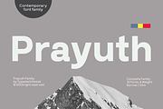 Prayuth, a Sans Serif Font by Typesketchbook Foundry