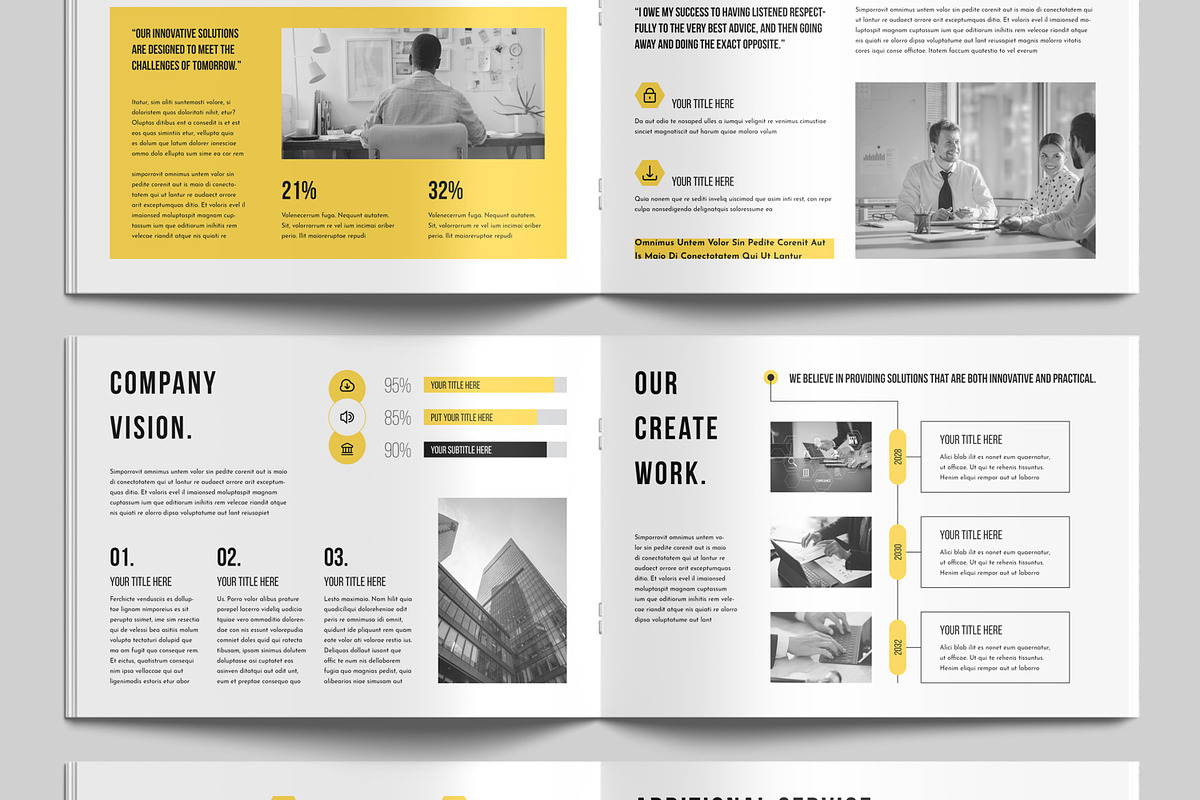 Company Profile Template Layout