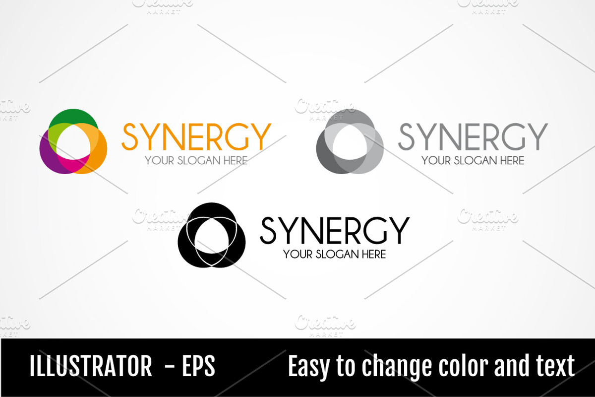 Synergy, a Branding & Logo Template by doghead